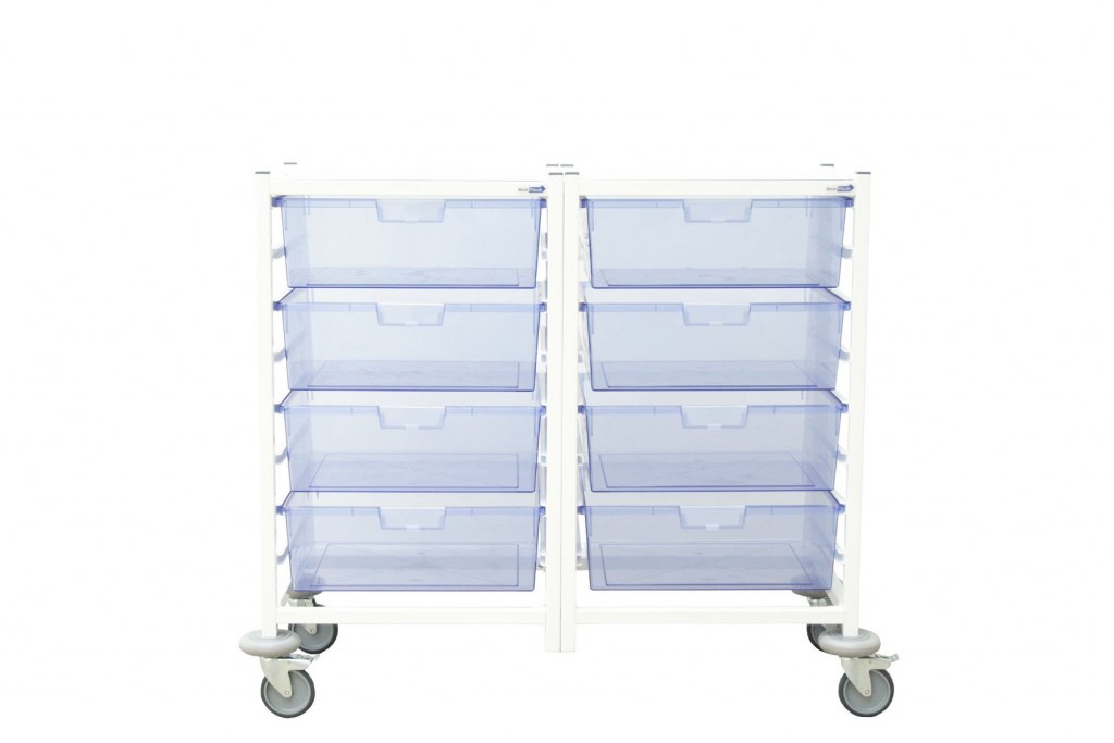 Medi-Storage Trolley – 8 Deep Trays – HCE Ghana Limited