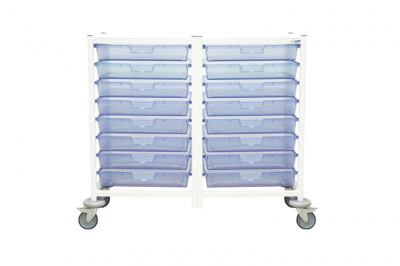 Medi-Storage Trolley – 16 Shallow Trays – HCE Ghana Limited