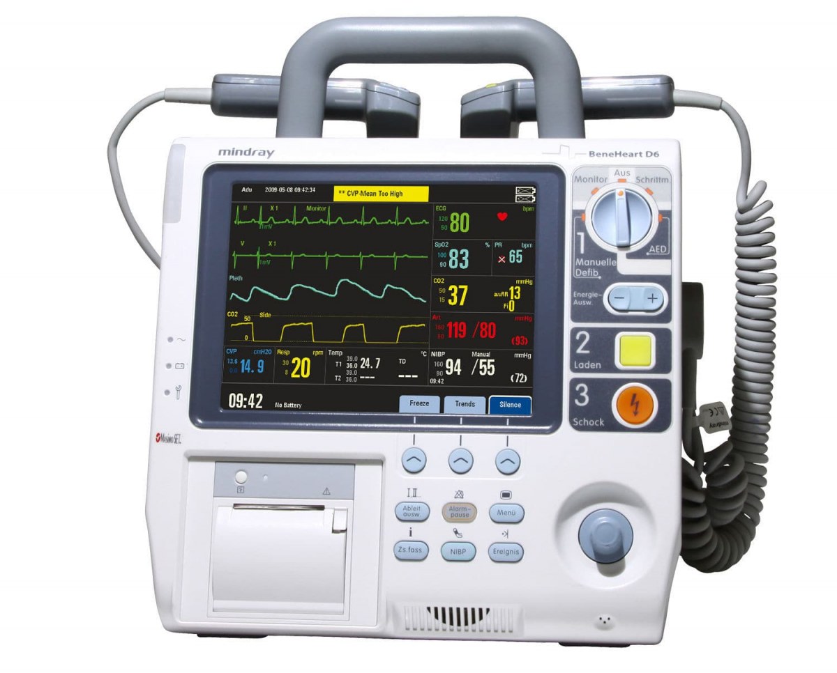 Mindray BeneHeart D6 Defibrillator/Monitor – HCE Ghana Limited